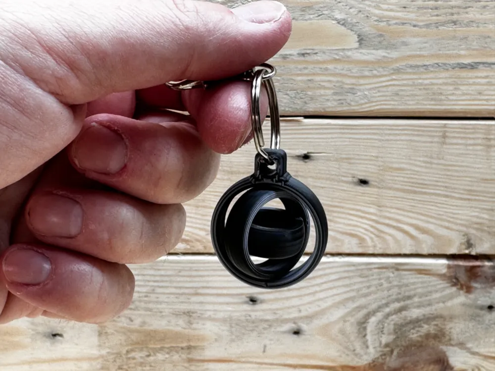 mini pocket gyro, plus keychain by ENIQUE3D - MakerWorld