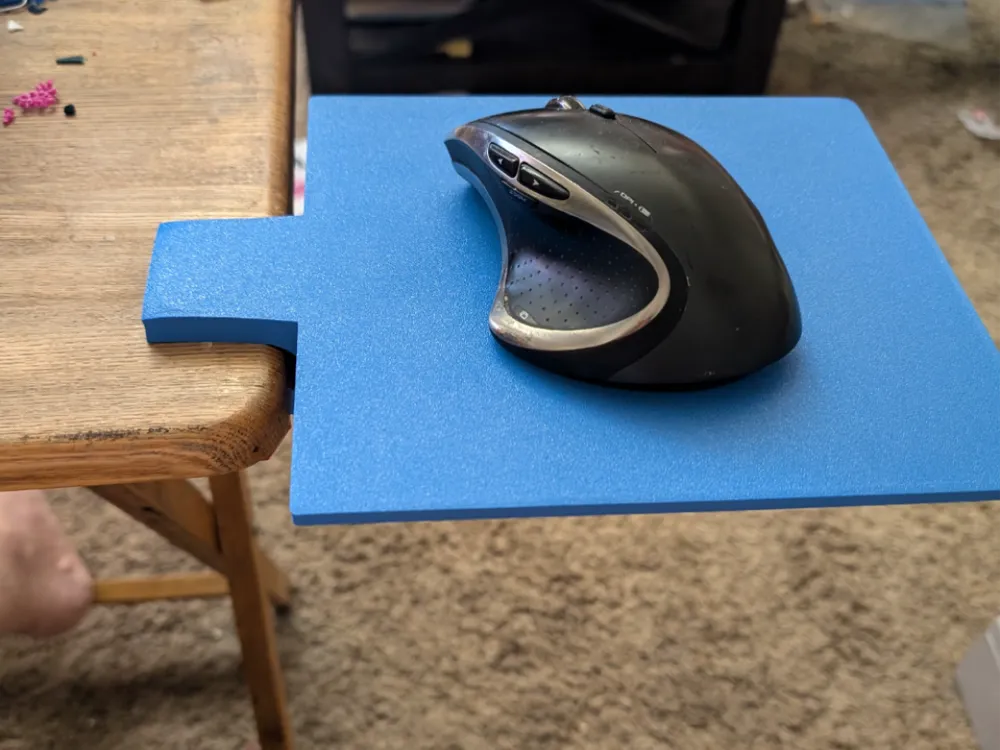 Mouse Extension for TV Tray by user_1391254258 - MakerWorld