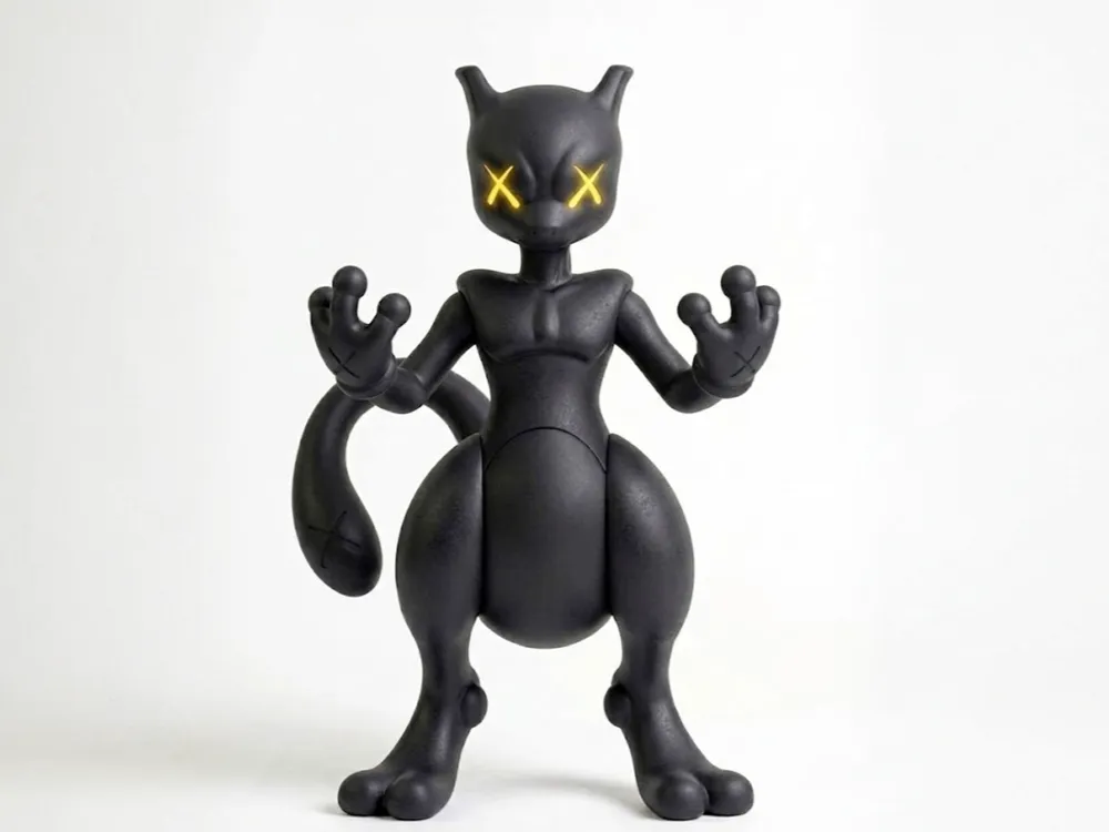 KAWS x Mewtwo - Free 3D Print Model - MakerWorld