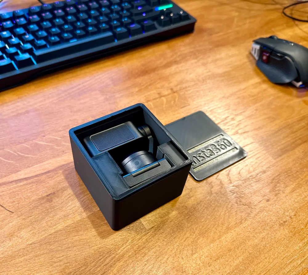 Insta360 Link 2 webcam storage box by m00st. - MakerWorld
