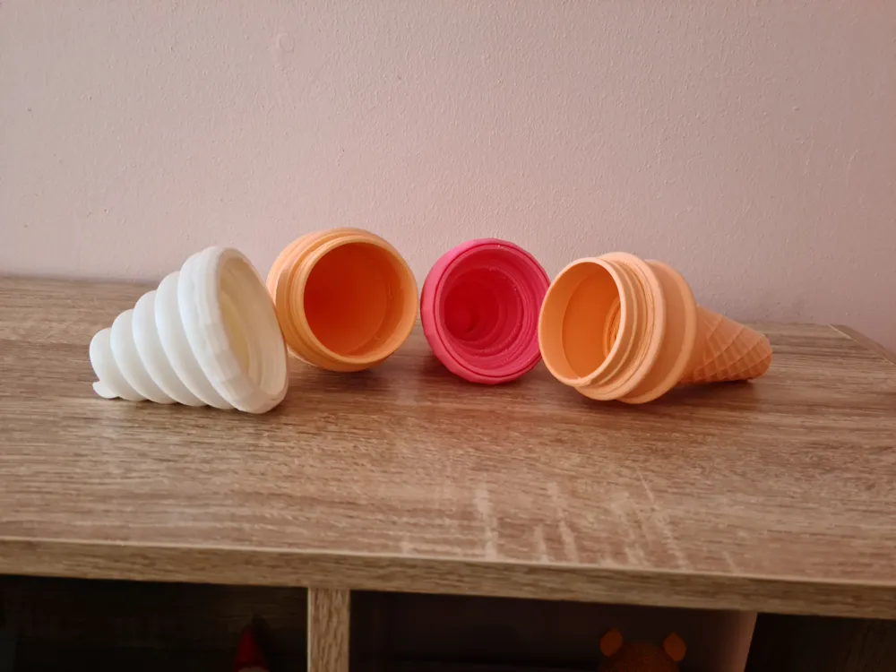 Ice Cream Screw Top Container by lryan7310 MakerWorld: Download Free 3D ...