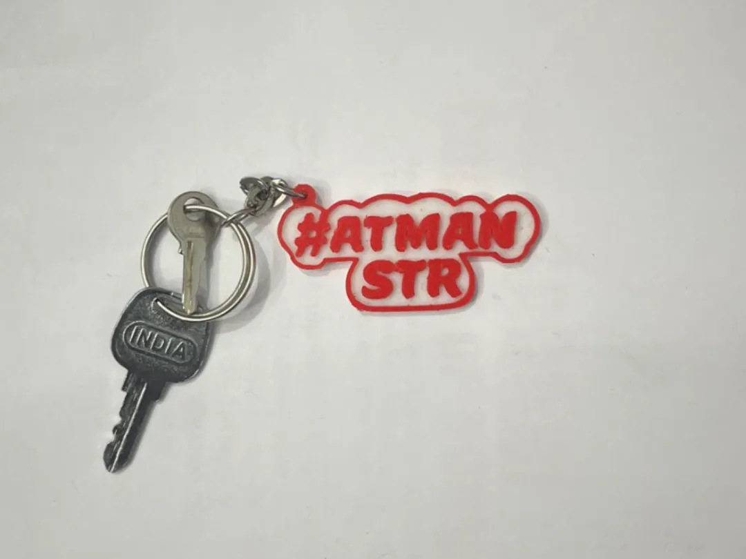 ATMAN STR key chain - Free 3D Print Model - MakerWorld