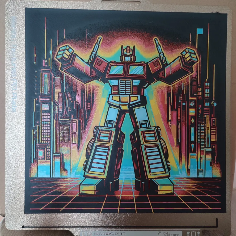 7-color HueForge Optimus Prime Transformers 80s by a.vdh_1983 - MakerWorld