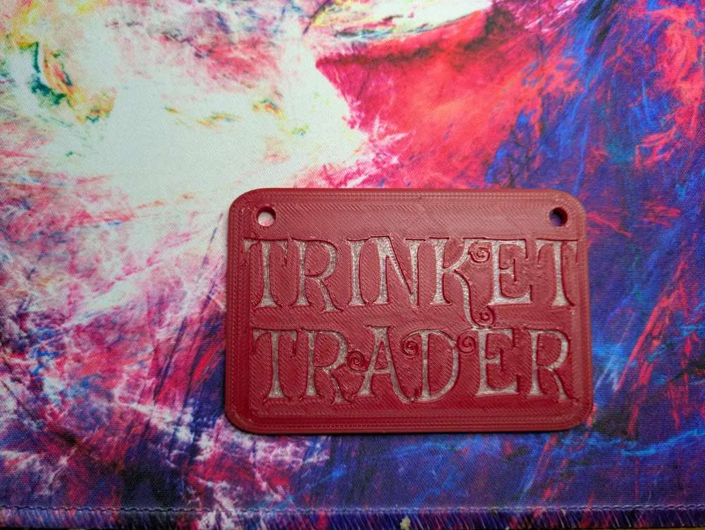 Trinket Trader Signs! by waterPlants PTT - MakerWorld