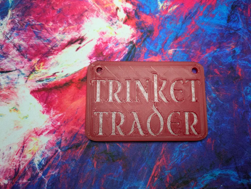 Trinket Trader Signs! by waterPlants PTT - MakerWorld
