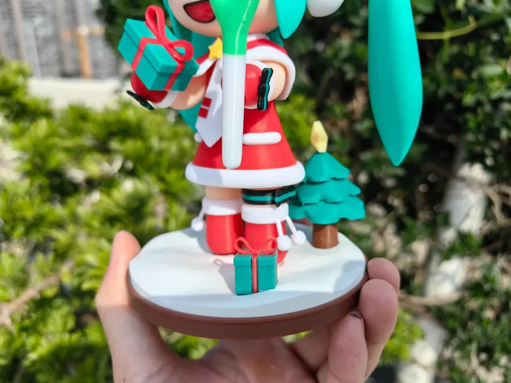 Hatsune Miku fufu 16 Christmas by 捕鱼悦 - MakerWorld
