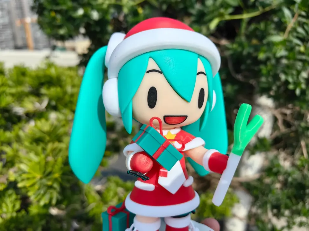 Hatsune Miku fufu 16 Christmas by 捕鱼悦 - MakerWorld