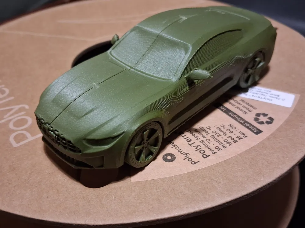 FORD MUSTANG KIT CARD SCALE MODEL by HMANIFACTURE MakerWorld: Download ...