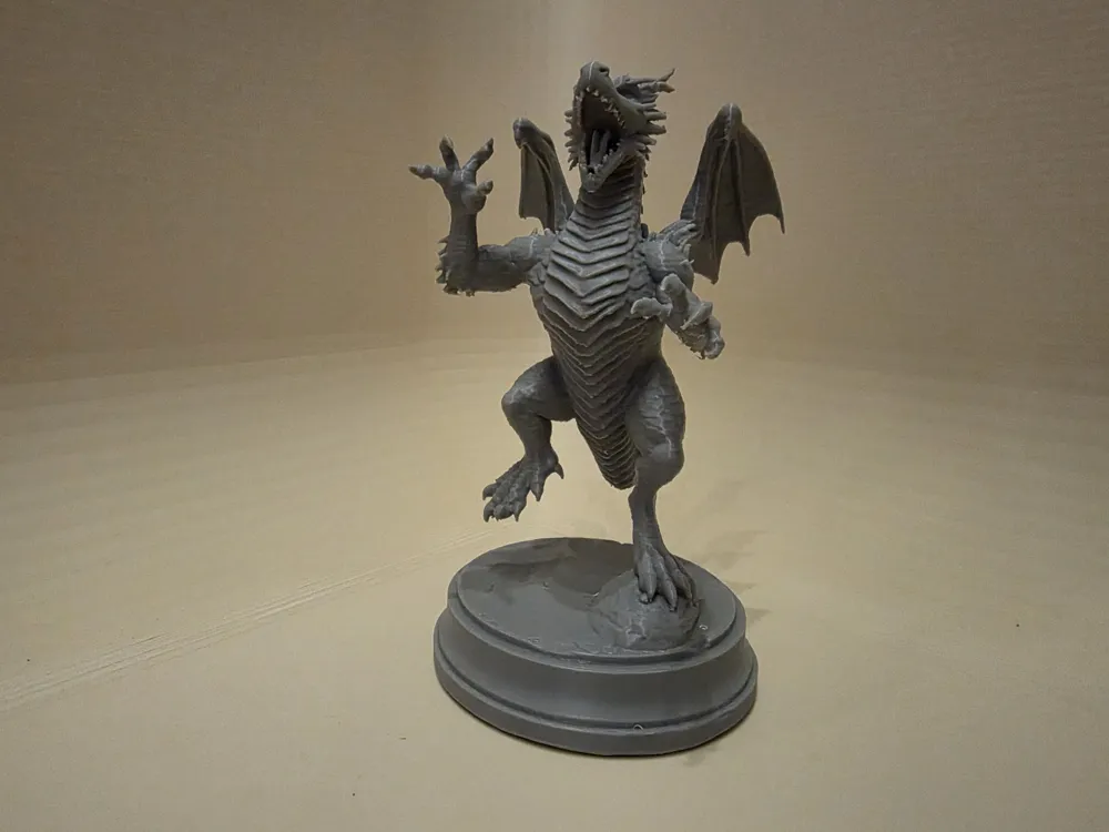 DRAGON STATUE - Free 3D Print Model - MakerWorld