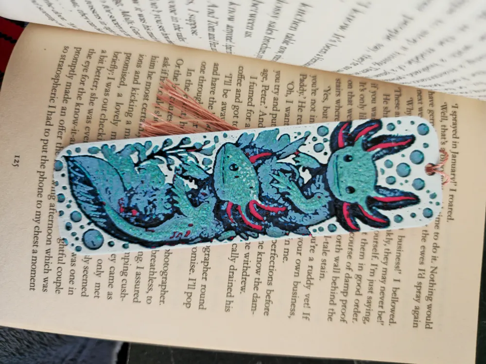 Axolotl Fantasy Bookmark 6 Colours 1 AMS by Lilith3dPrint MakerWorld ...