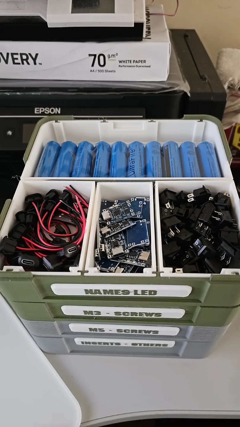 Organizer box module by Alexandre Paixao MakerWorld: Download Free 3D ...