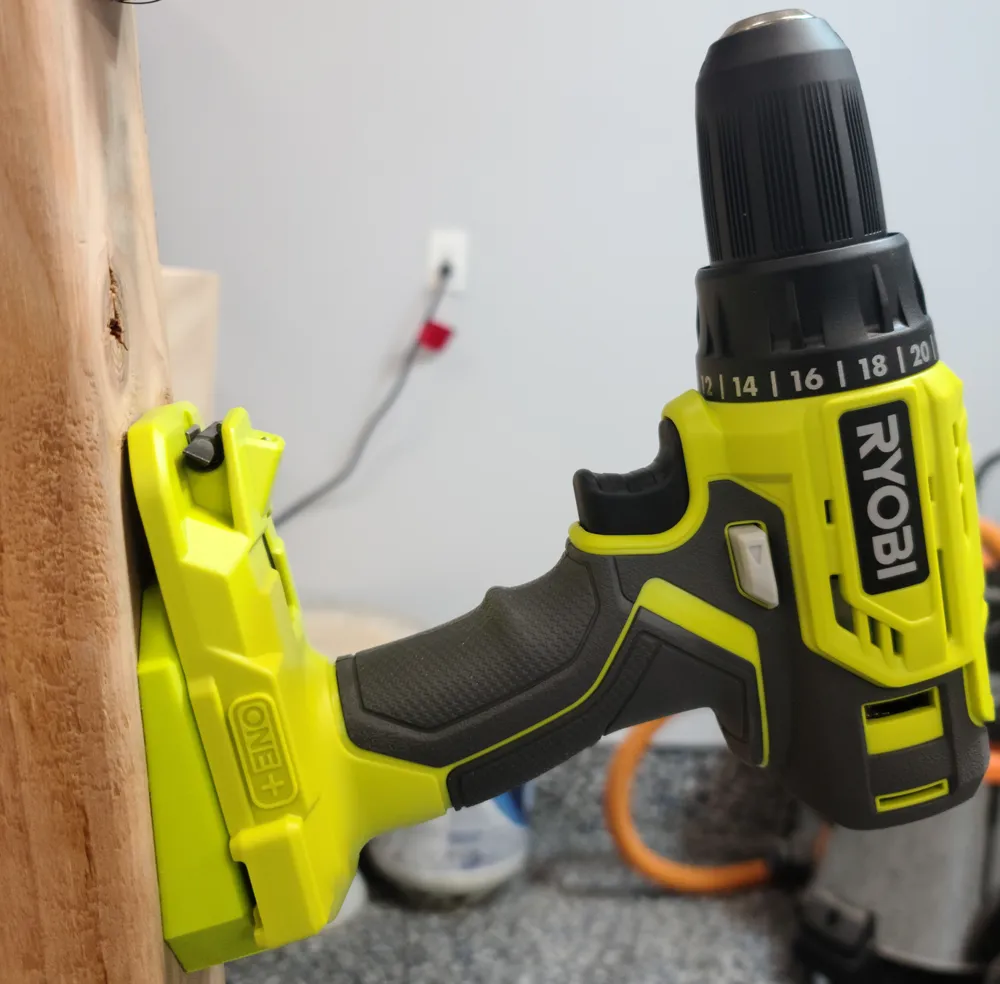 Ryobi ONE+ Power Tool & Battery Mounts by IndomReps - MakerWorld
