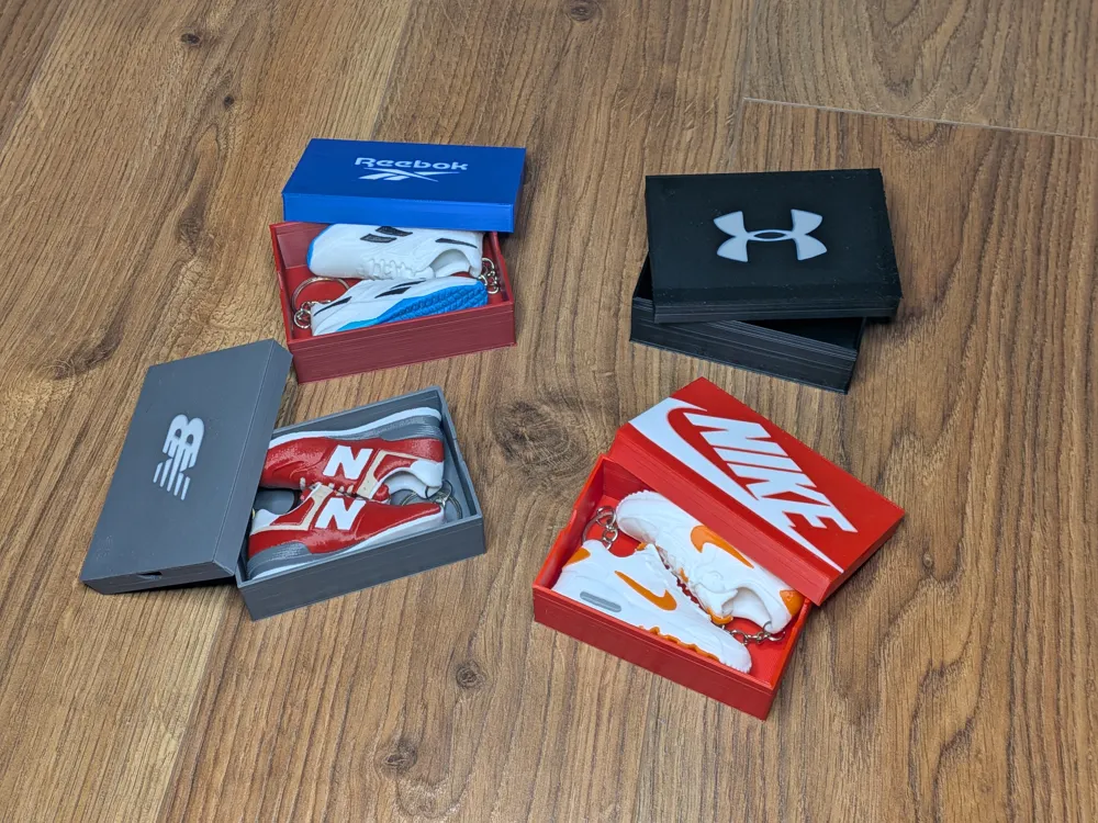 Mini Shoe Boxes | Nike, NB, Reebok, Under Armour by custom3dmodels ...
