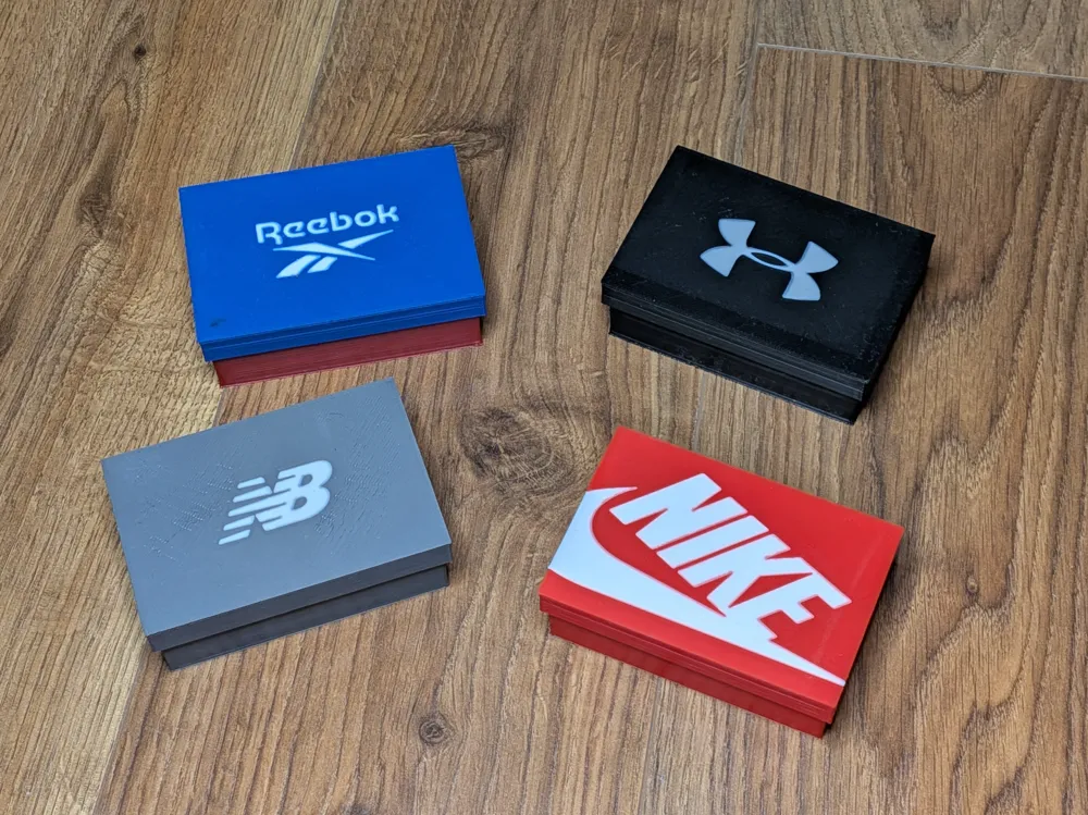 Mini Shoe Boxes | Nike, NB, Reebok, Under Armour by custom3dmodels ...