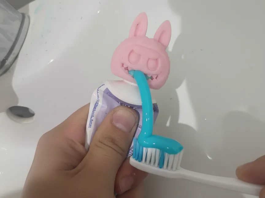 Lafufu Toothpaste Cap – Puking Edition! - Free 3D Print Model - MakerWorld