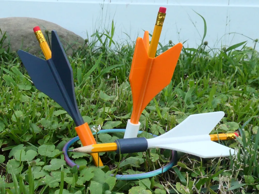 Lawn Darts! (pencil edition) by StereochemistNJ - MakerWorld