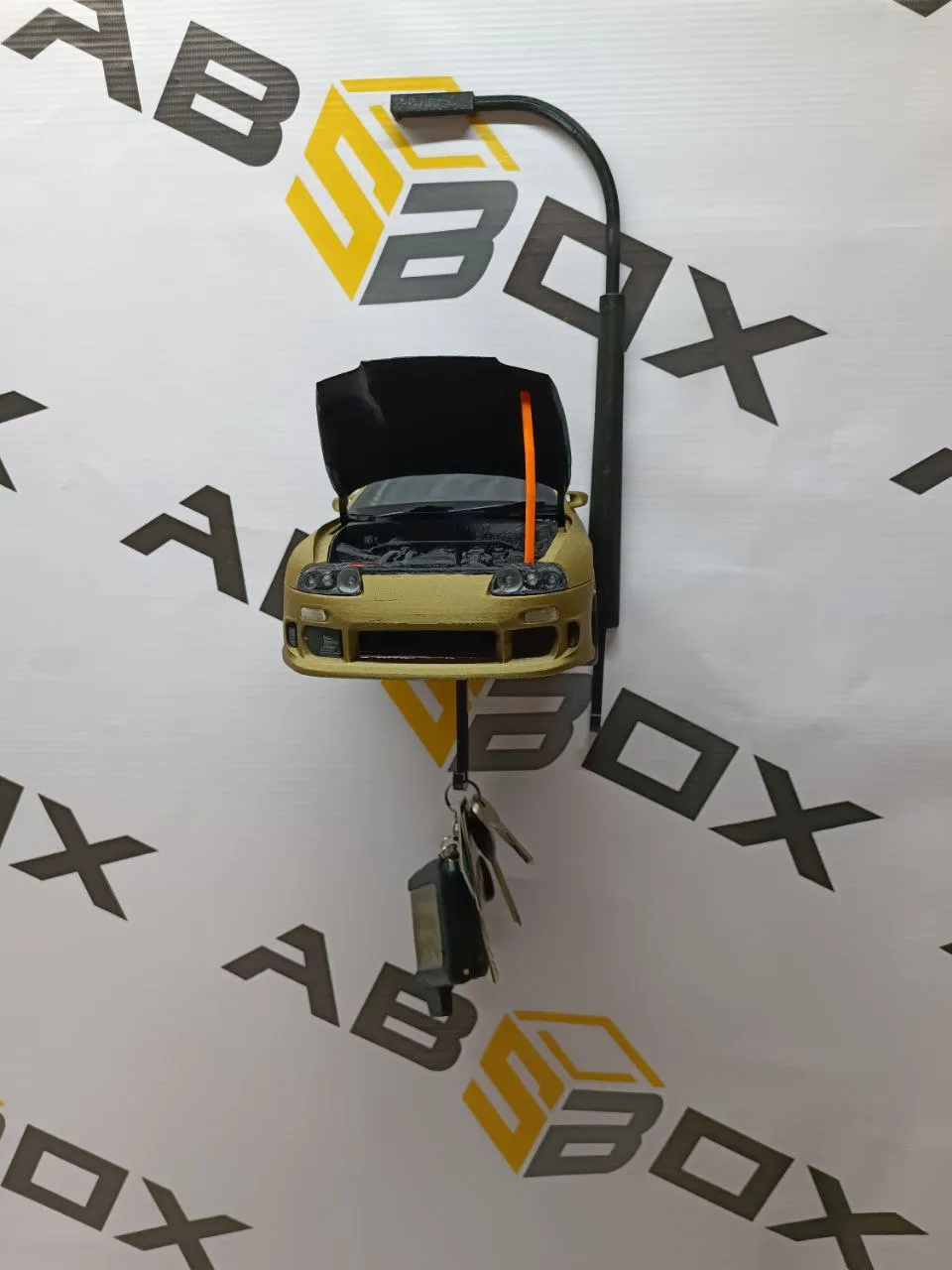 Toyota Supra jza80 3D model key holder on the wall - Free 3D Print ...