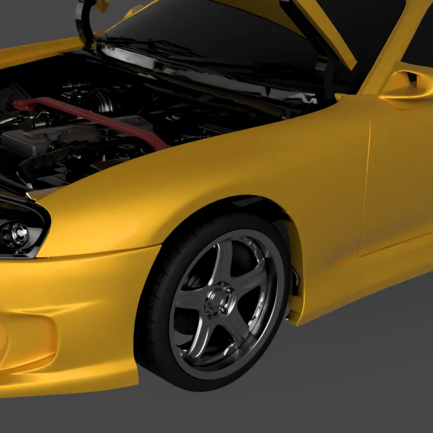 Toyota Supra jza80 3D model key holder on the wall - Free 3D Print ...
