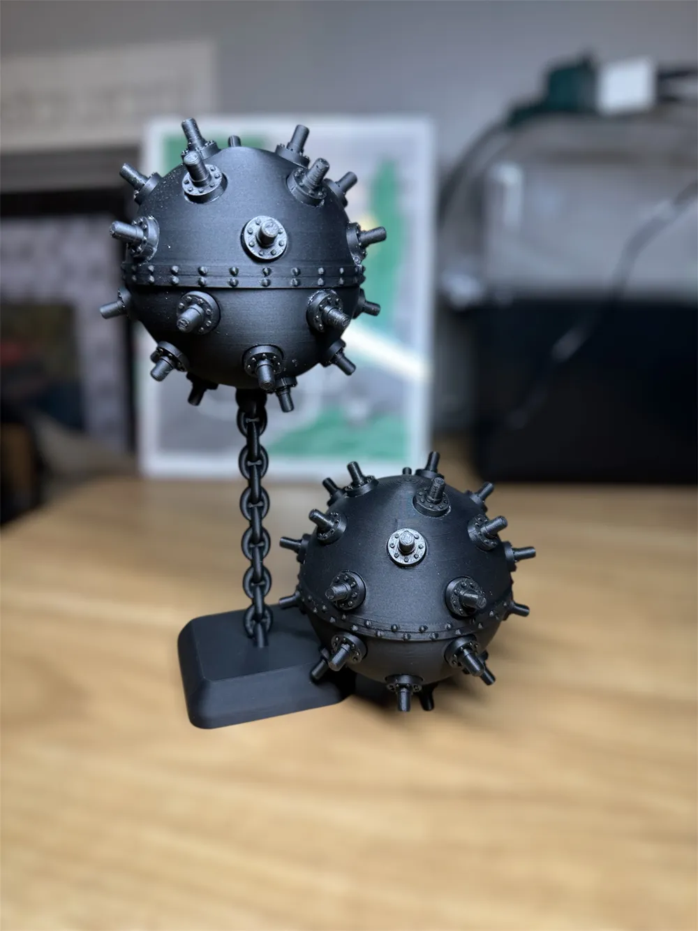 Naval (Sea) Mine Model - Free 3D Print Model - MakerWorld