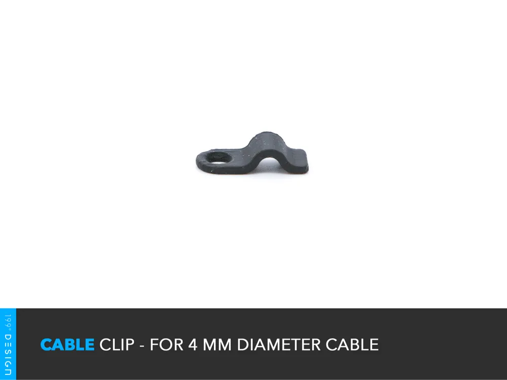 Cable Clip - 4 mm Diameter Cable by 199° DESIGN - MakerWorld