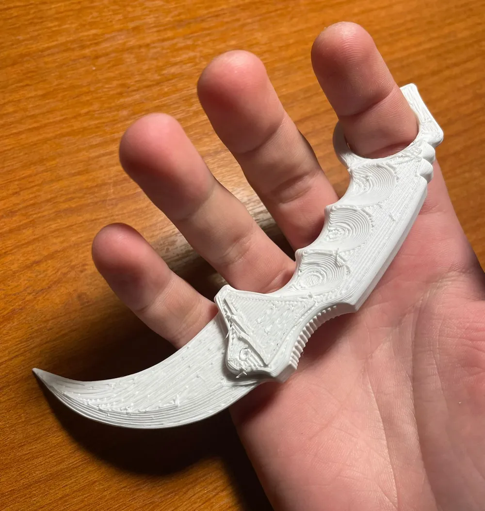 Karambit cs2 V1 for A1 mini by nehuenporte MakerWorld: Download Free 3D Models