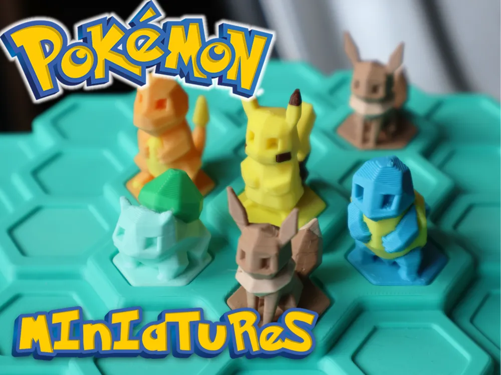 宝可梦 Collezione Miniature Gioco di Equilibrio Prusa - Modello di stampa ...