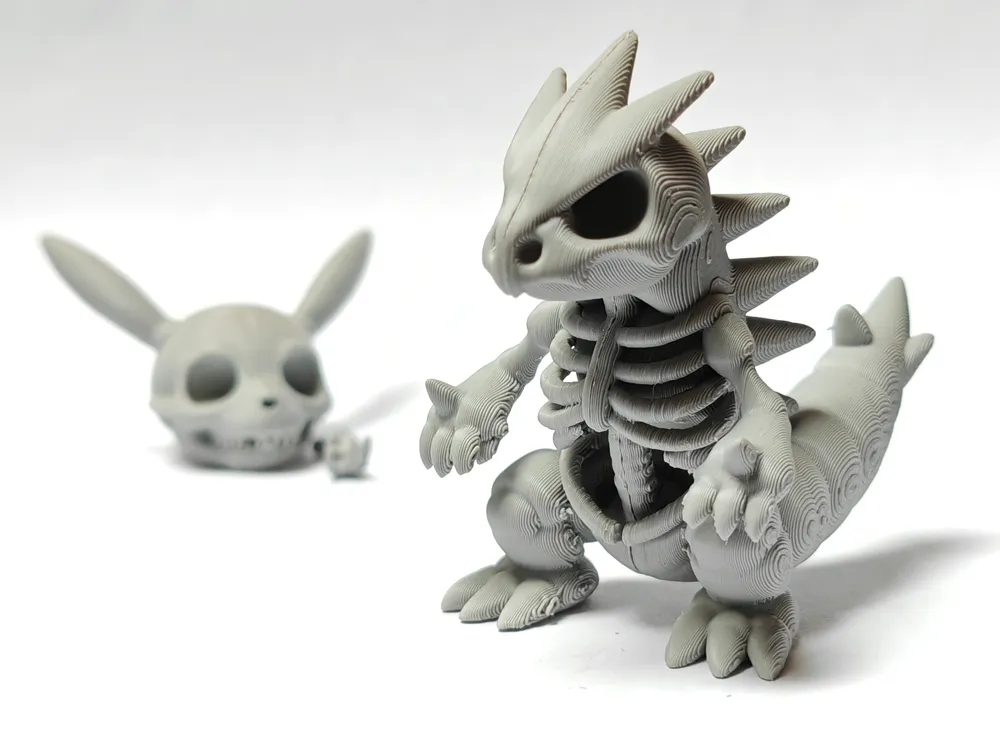 Tyranitar Pokémon Skeleton – Fossilized Edition - Free 3D Print Model ...