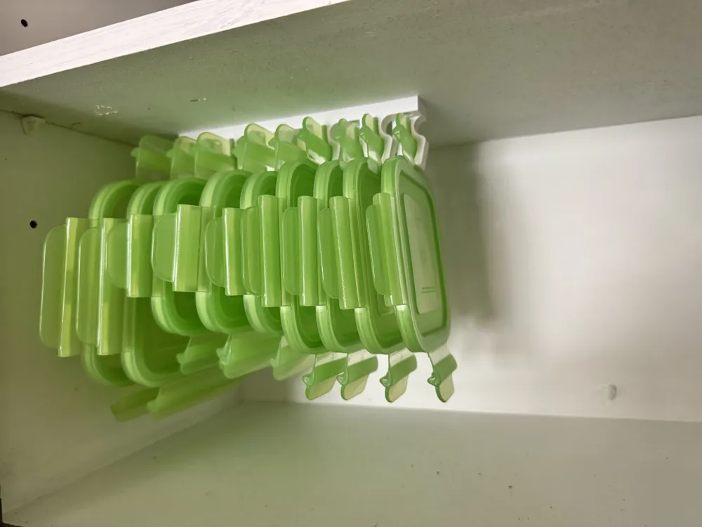 Glasslock Tupperware Lid Organizer by pgx. MakerWorld: Download Free 3D ...