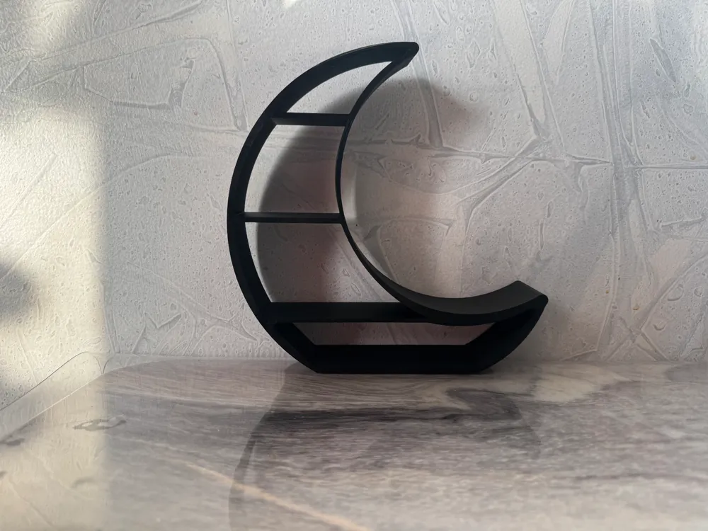 Crescent moon display shelf by 09rtse MakerWorld: Download Free 3D Models