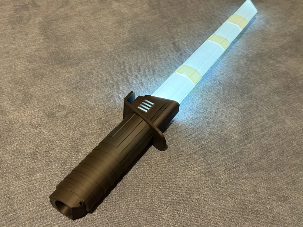 Darksaber (The Mandalorian): Lighted, Collapsible - Free 3D Print Model ...