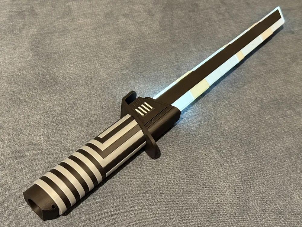 Darksaber (The Mandalorian): Lighted, Collapsible - Free 3D Print Model ...