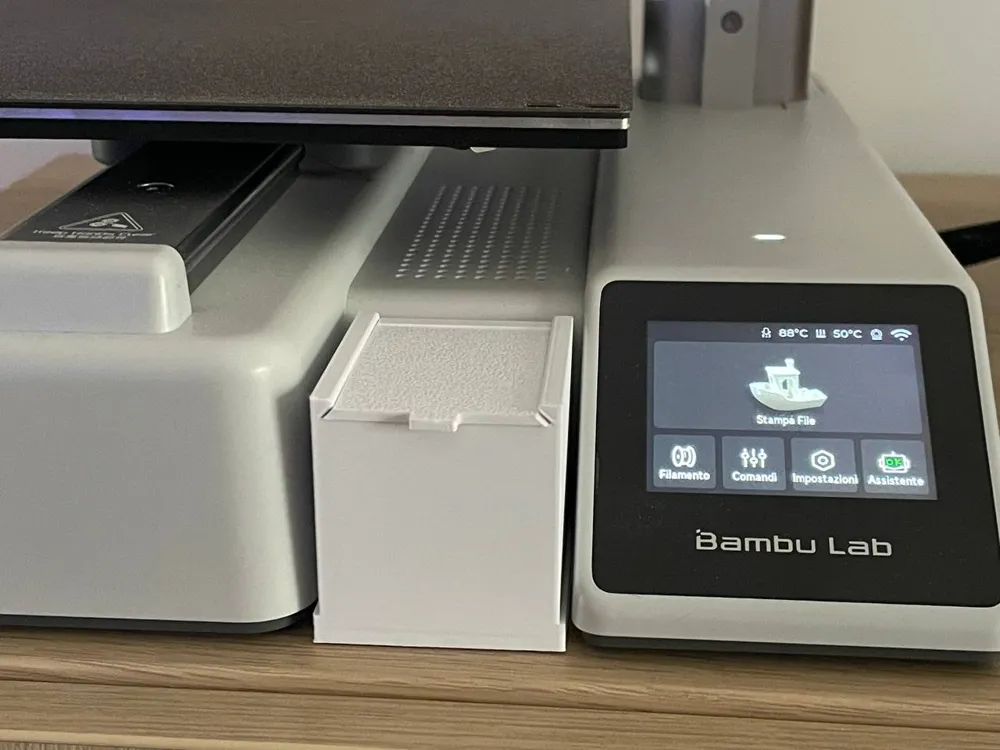 Box with sliding lid for A1 Mini by aqua3D - MakerWorld