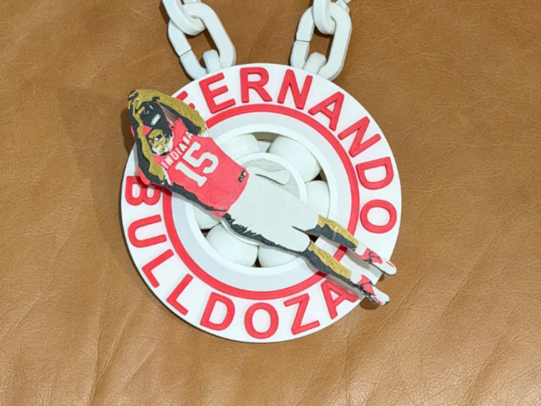 Indiana Hoosiers Fernando Mendoza Spinner Chain - Free 3D Print Model ...