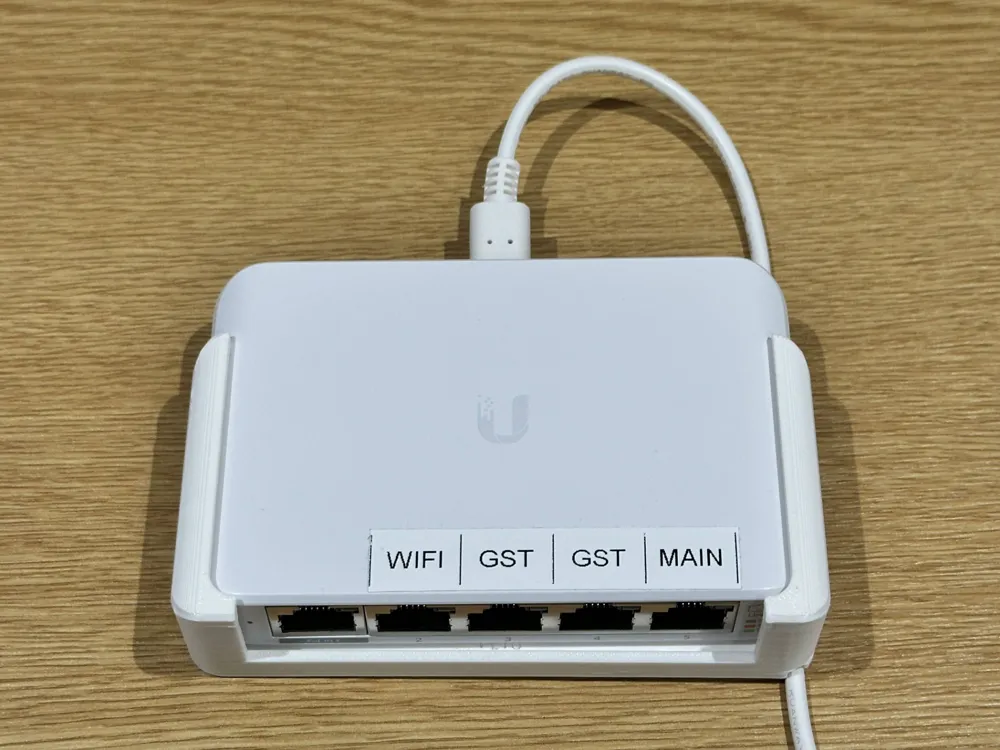 Ubiquiti USW Flex Mini Wall Mount - Free 3D Print Model - MakerWorld