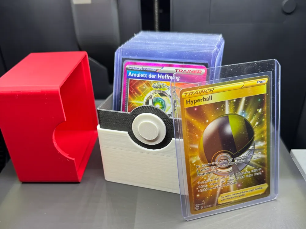 Pokémon Box for Pokemon Cards with 3"x4" Toploader Remixed by Timbo ...