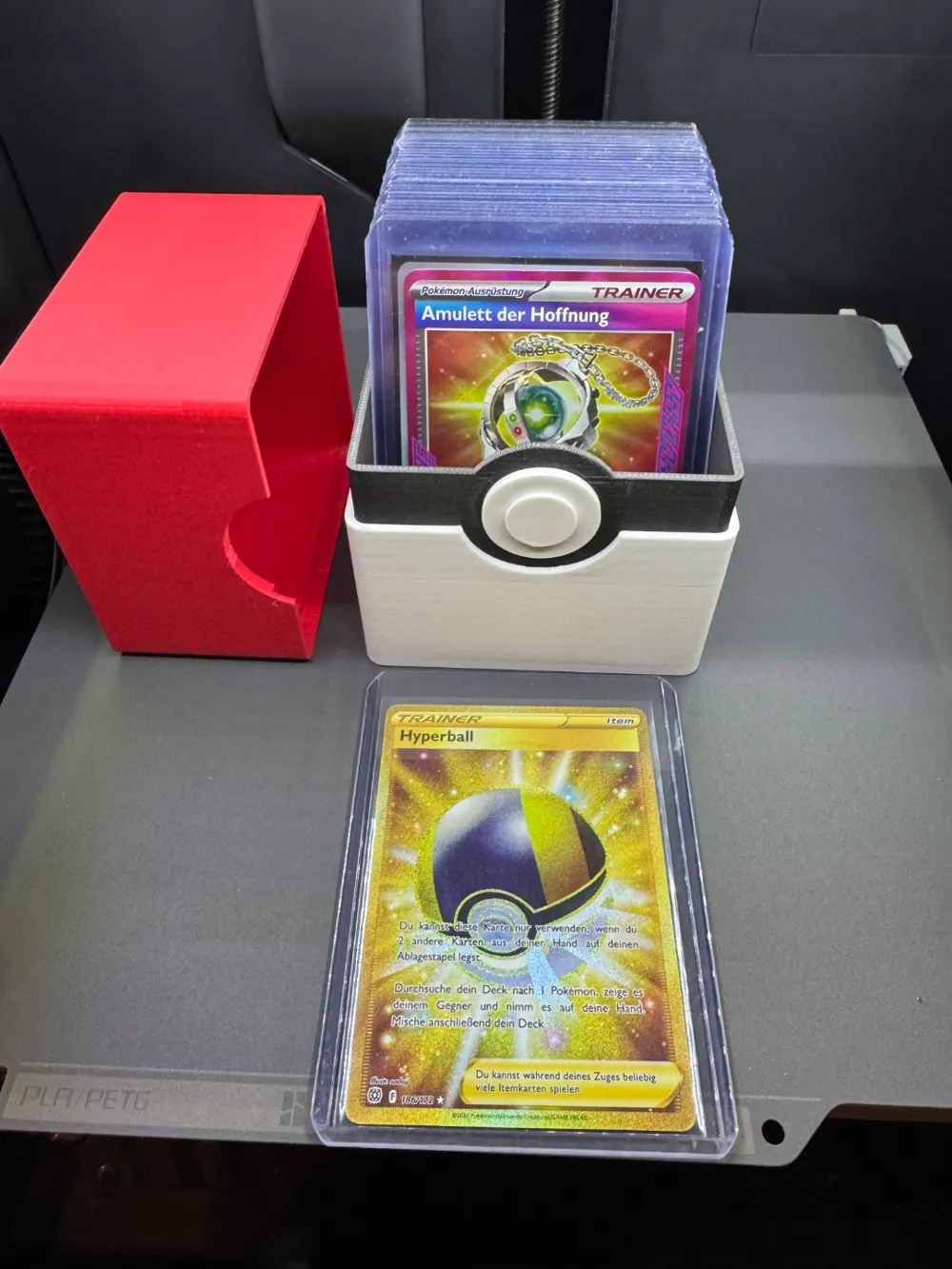 Pokémon Box for Pokemon Cards with 3"x4" Toploader - Free 3D Print ...
