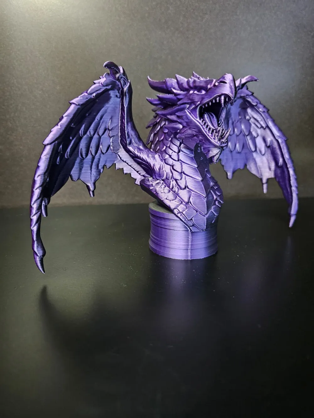 Epic Dragon DnD Bust Fantasy Sculpture 龙半身像 - Free 3D Print Model ...