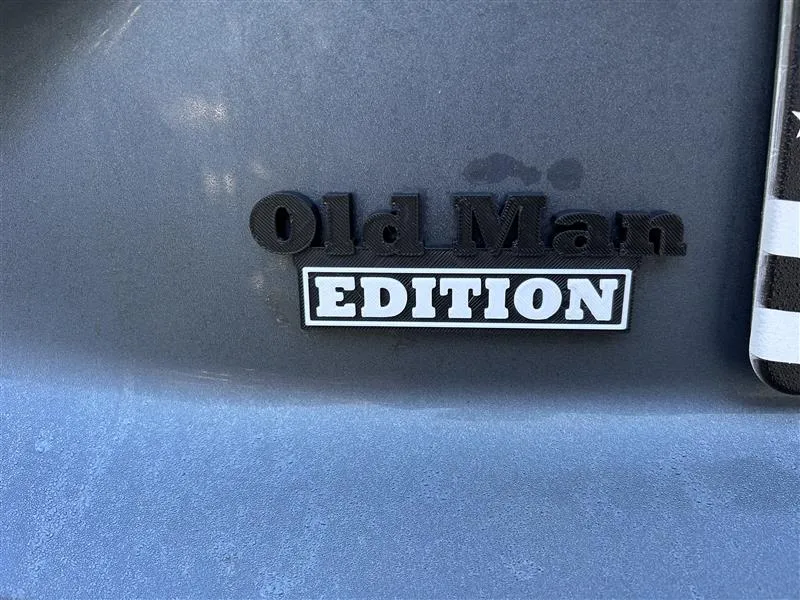 Old Man Edition Emblem by patrickbryant1996 MakerWorld: Download Free ...