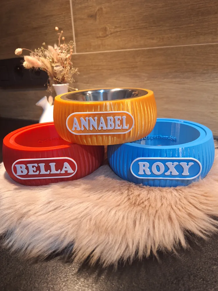 pet dog / cat japandi drink / food bowl - Free 3D Print Model - MakerWorld