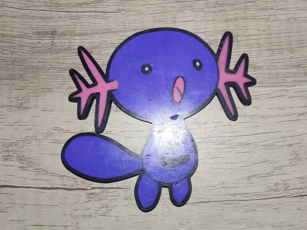Wooper Wall Art by Sitsero - MakerWorld