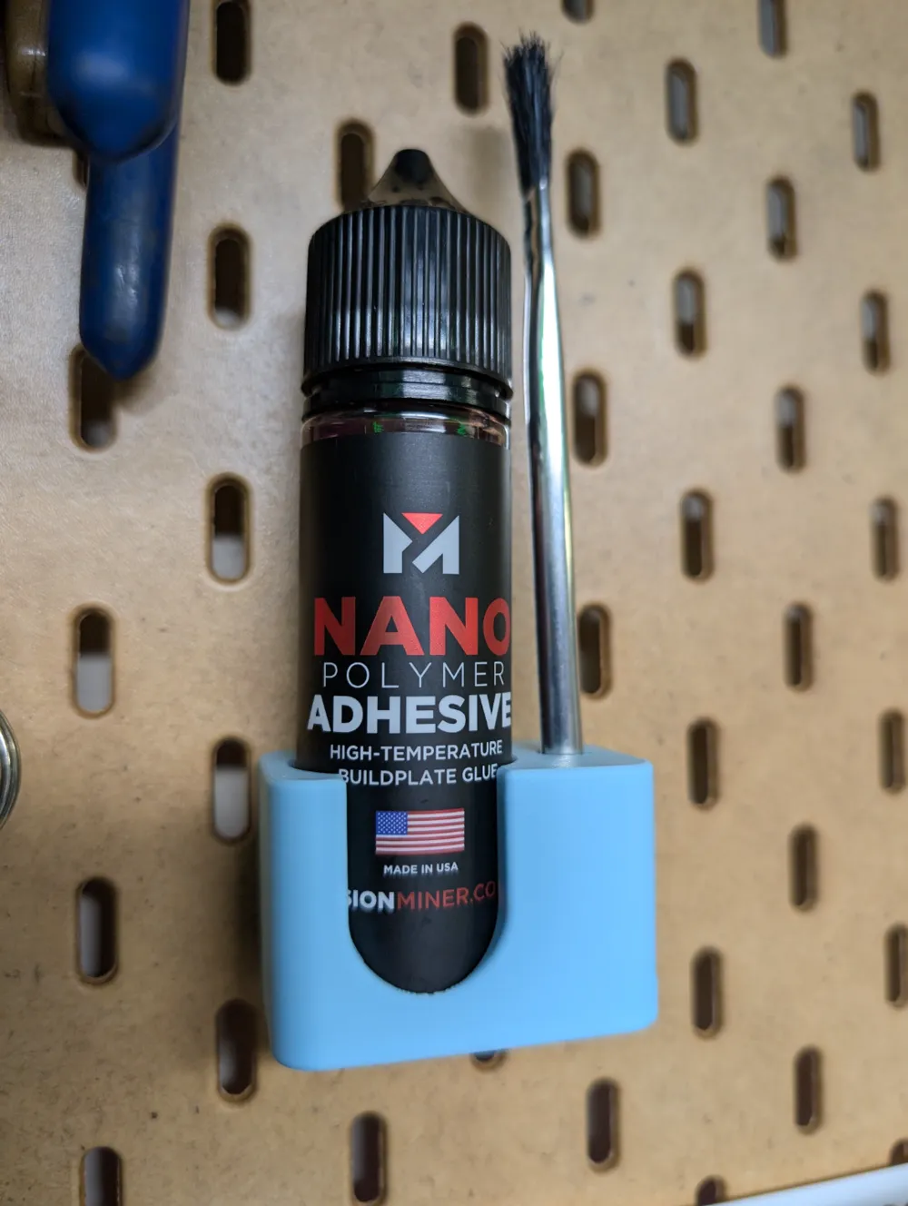 Nano Polymer Adhesive Skadis Holder by DiveBombDom - MakerWorld