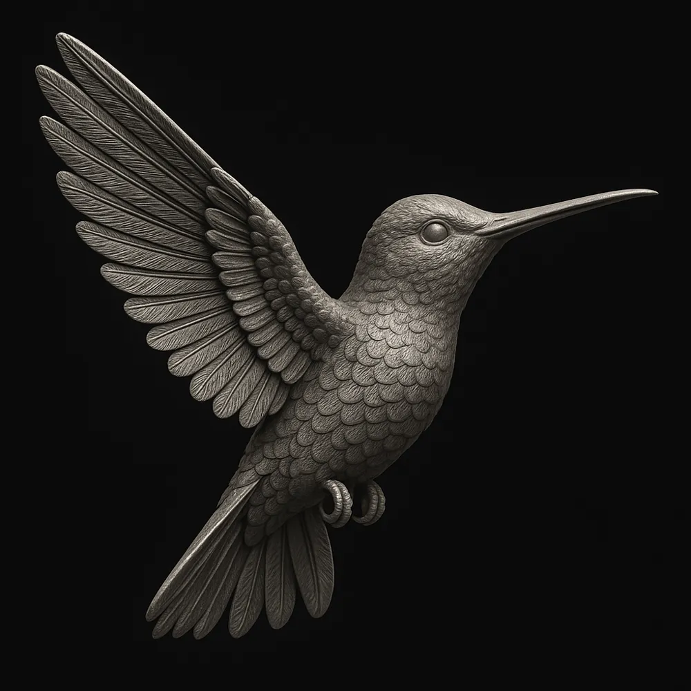Colibrí magnífica ave - Modelo de impresión 3D gratuito - MakerWorld