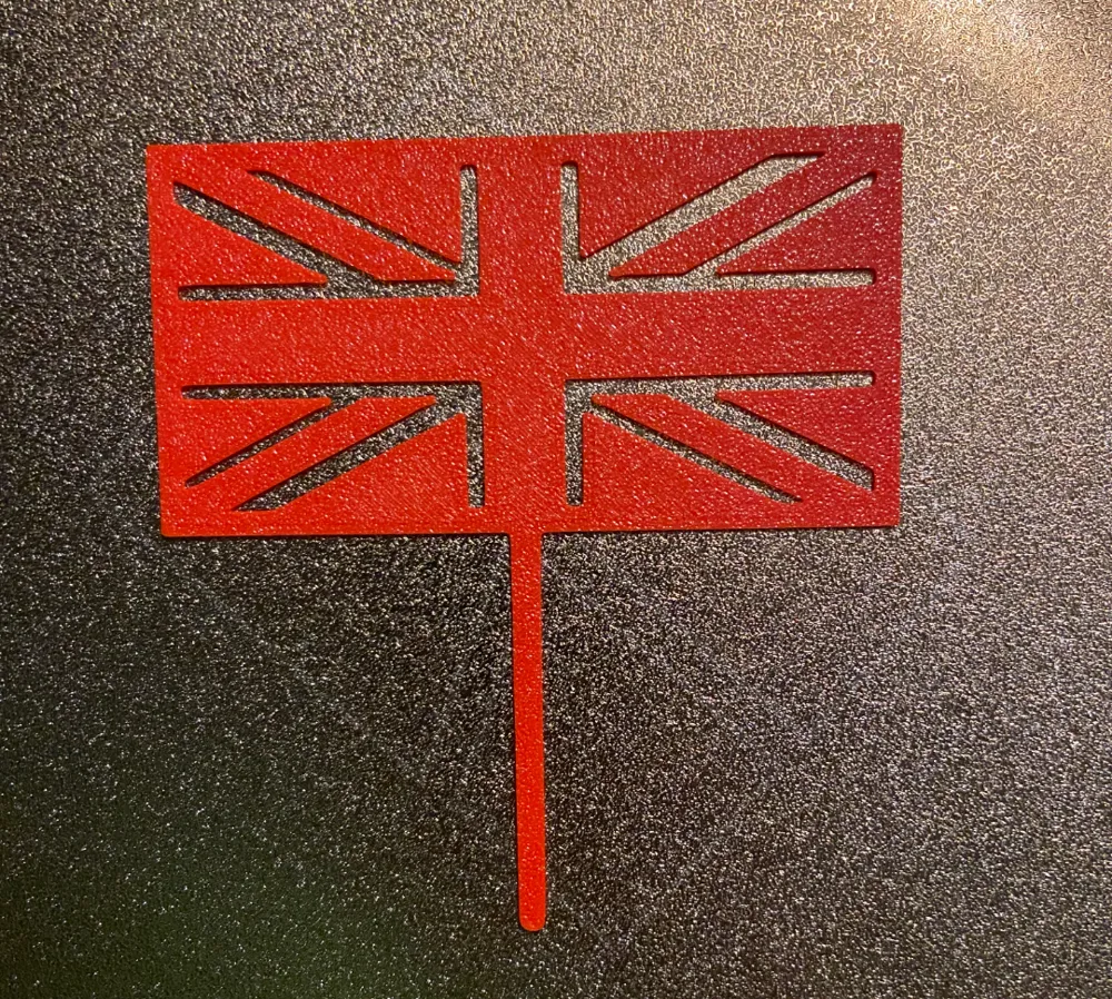 union jack cake topper by Morganja - MakerWorld