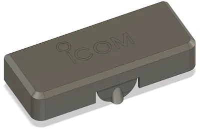 ICOM IC-7300 protective front cover by Papa_Lopez MakerWorld: Download ...