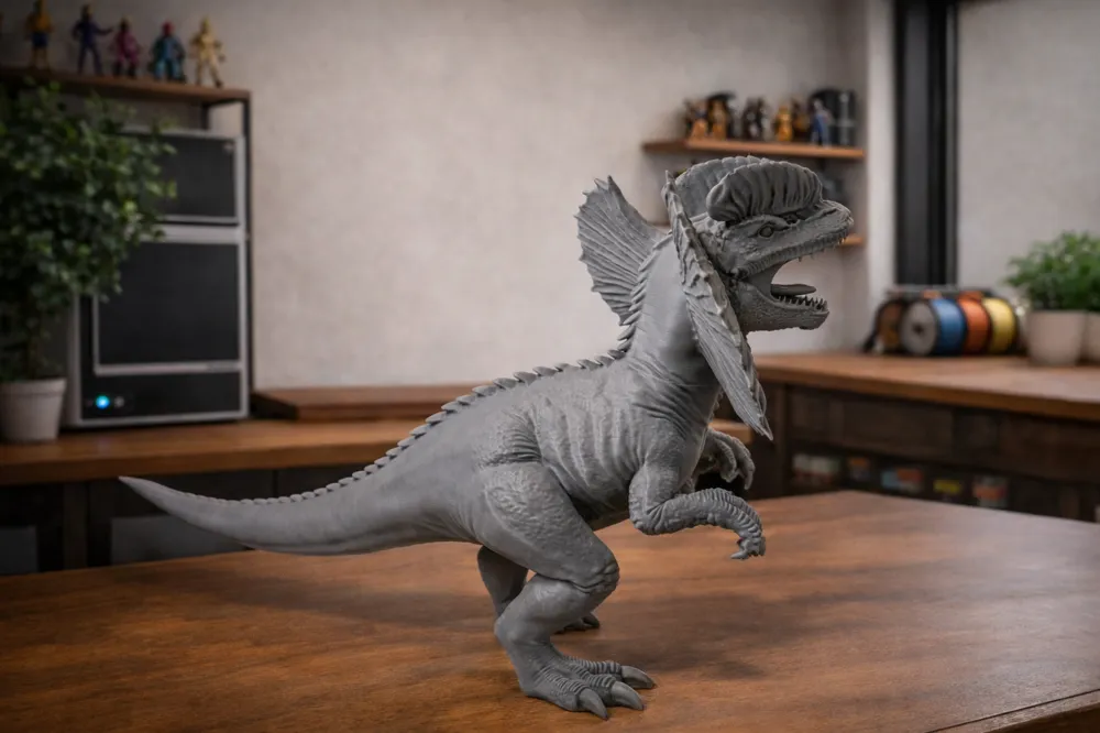 Dilophosaurus - Free 3D Print Model - MakerWorld