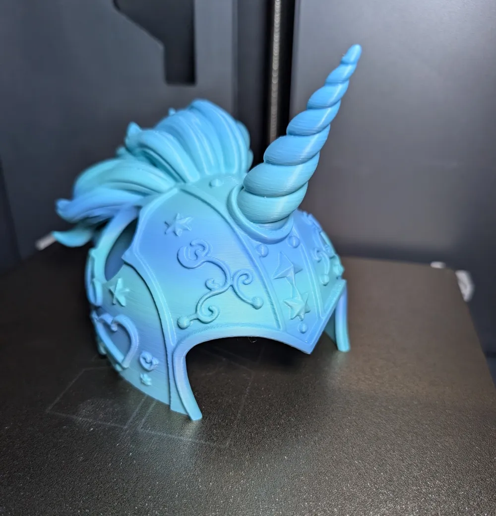 Unicorn themed cat helmet! - Free 3D Print Model - MakerWorld