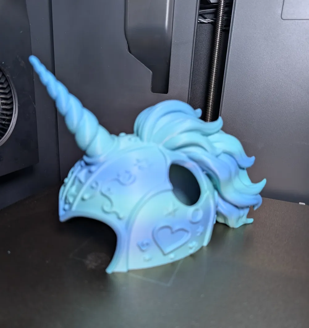Unicorn themed cat helmet! - Free 3D Print Model - MakerWorld