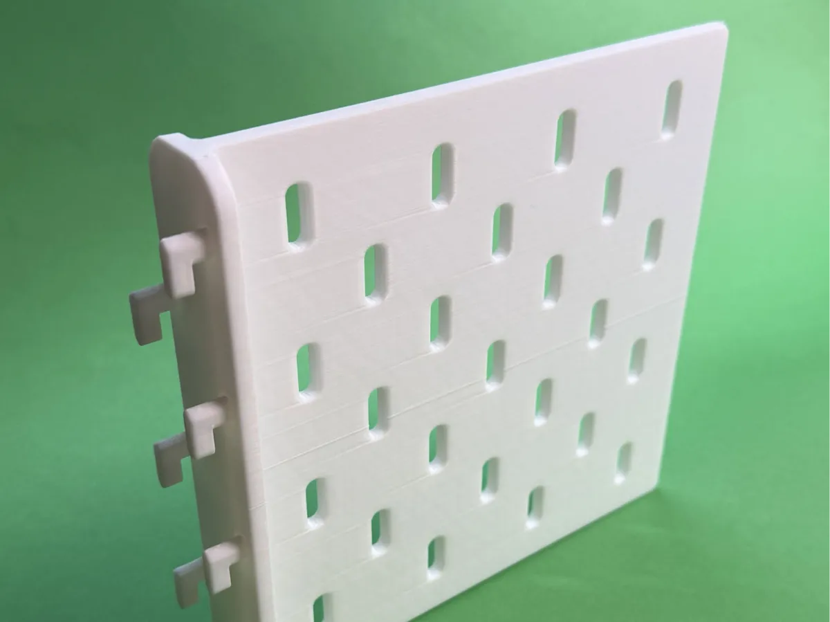 90 Degree Skadis Corner Plates single and double - Free 3D Print Model ...