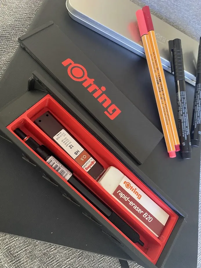 Rotring / Mechanical Pencil Case Box by JT40 3DMakerWorld: Download ...