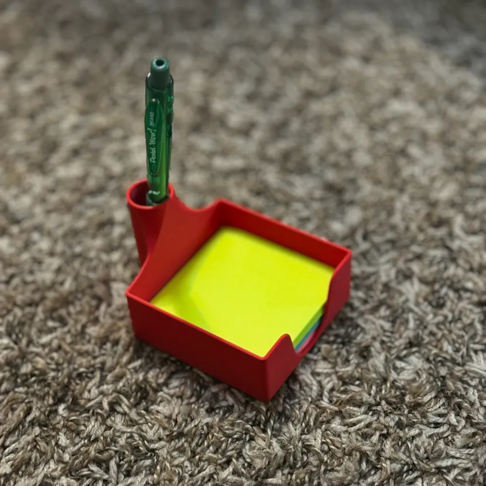 3" sticky pad holder by 3dEd - MakerWorld